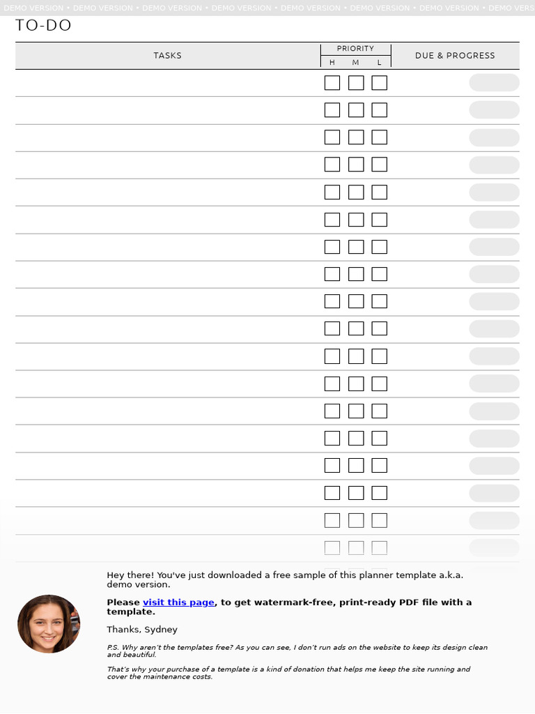 To Do - List A4 | PDF