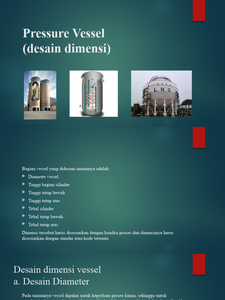 Dimensi Pressure Vessel untuk Proses Kimia | PDF