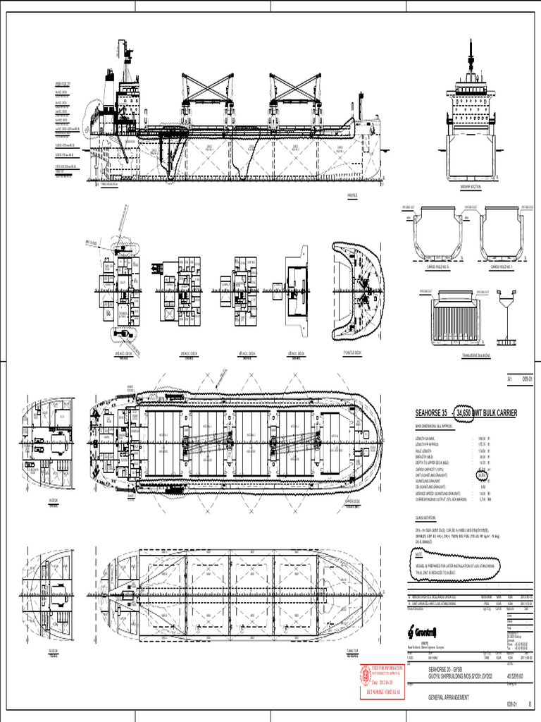 Seahorse 35 Nordic-Nanjing-General-Arrangement-Plan-1 | PDF | Water ...