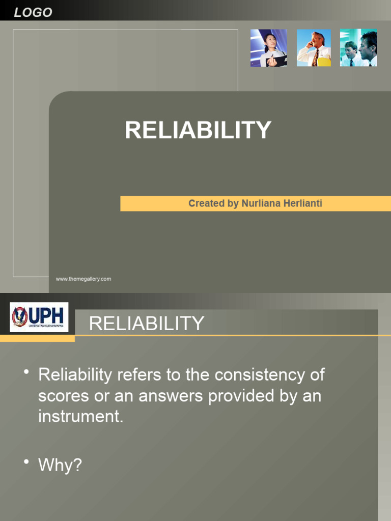 RELIABILITY | PDF | Applied Mathematics | Quantitative Research