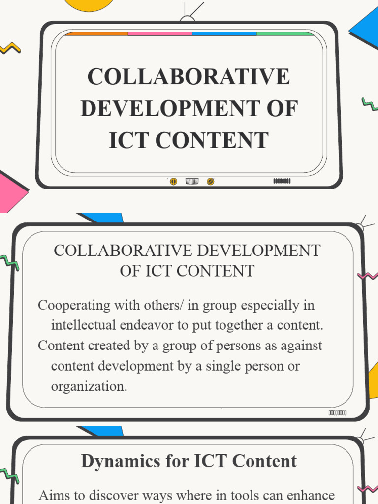 Collaborative Development of ICT Content | PDF | Blog | Internet