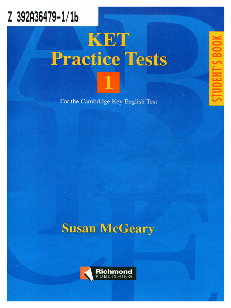 Ket Practice Tests 1 | PDF