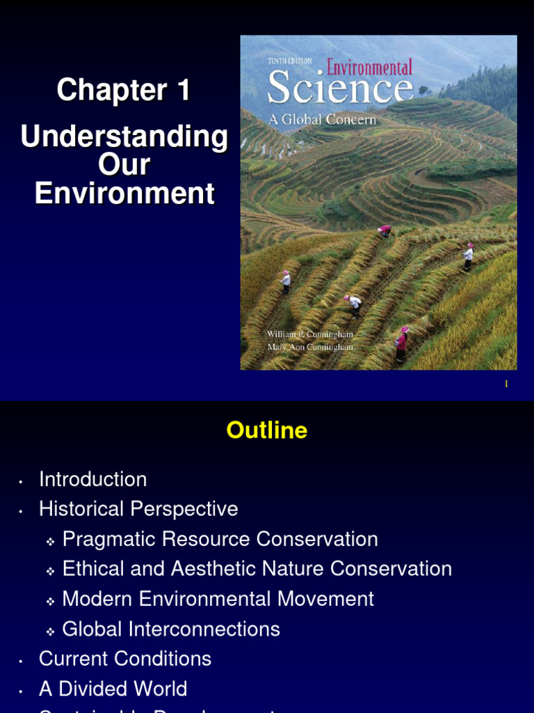 Chapter 1 Understanding Our Environment | Download Free PDF | Conservation Movement | Sustainability