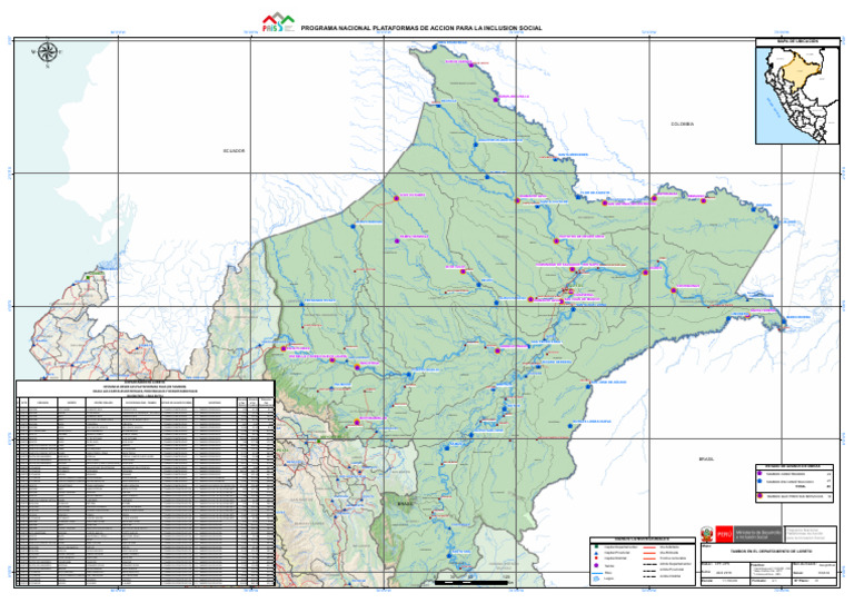 Geografía Fluvial y Localidades del Perú | PDF