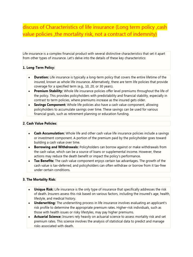 Life Insurance | Download Free PDF | Life Insurance | Insurance