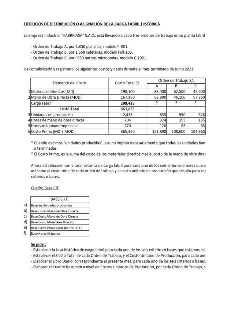 SESIÓN 03. - EJERCICIOS CIF (Enunciado) - INGº IND.-UCV (2023-2 ...