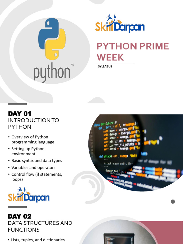 Python Prime Week | PDF