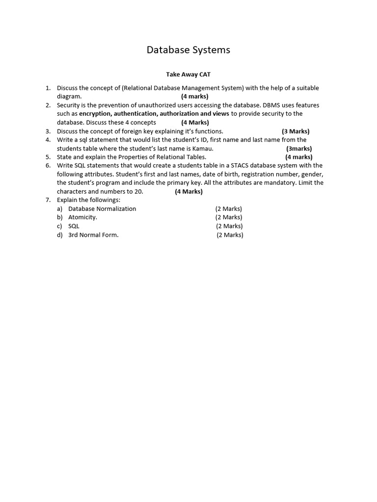 Database Systems | PDF Database Systems | PDF