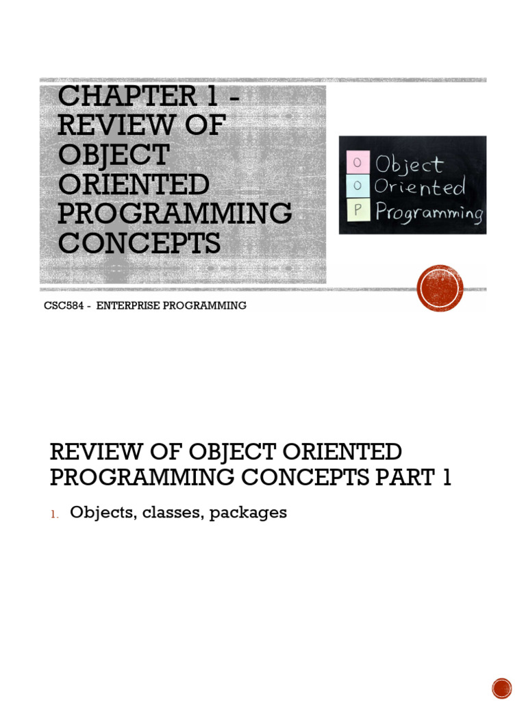 Oop Subtopic1 Pdf Programming Constructor Object Oriented Programming