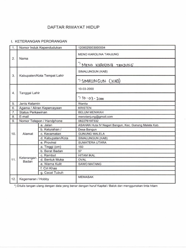DRH Meno Tanjung | PDF