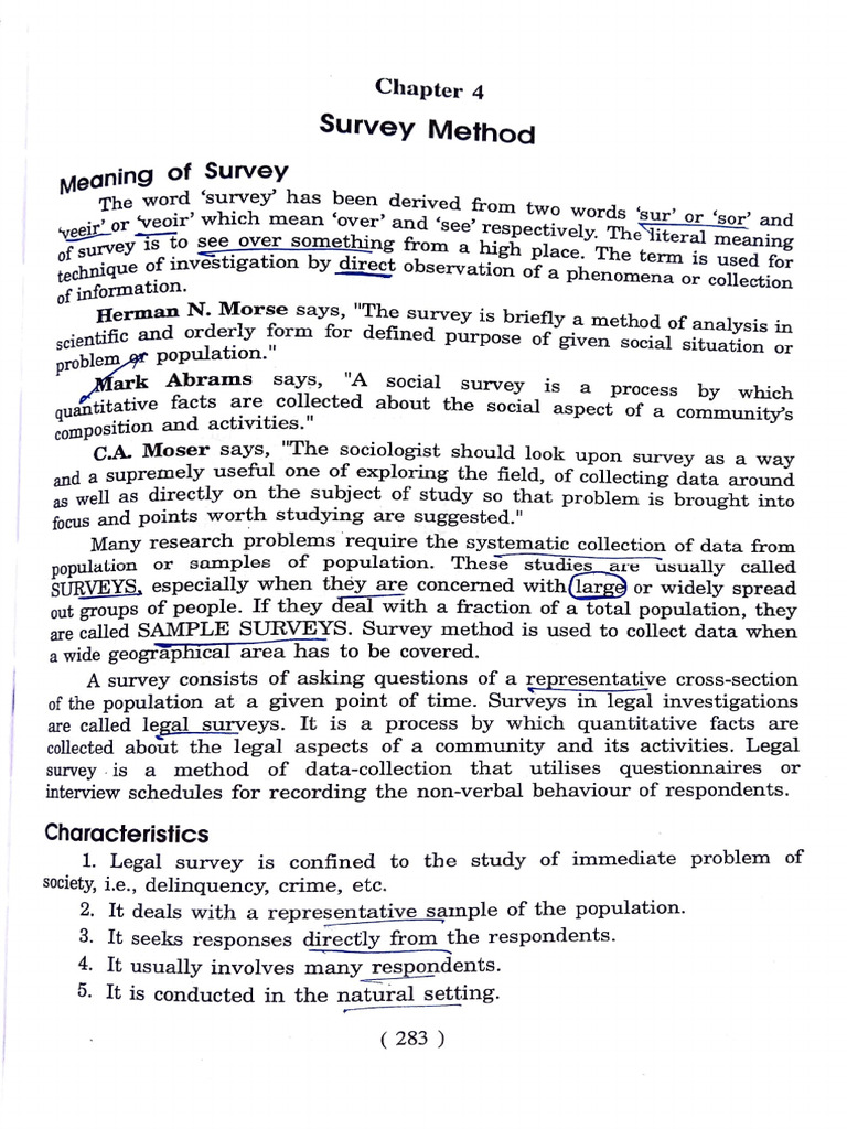 Survey and Case Study Method | PDF