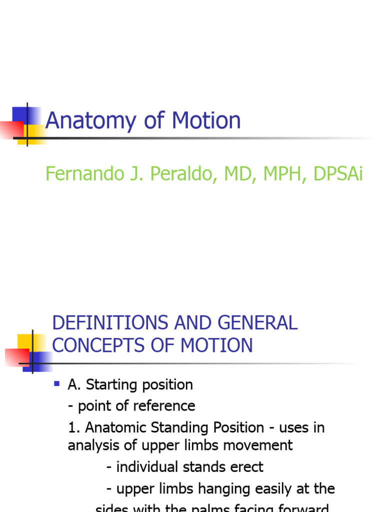 2 Anatomy Of Motion And Myology Download Free Pdf Anatomical Terms