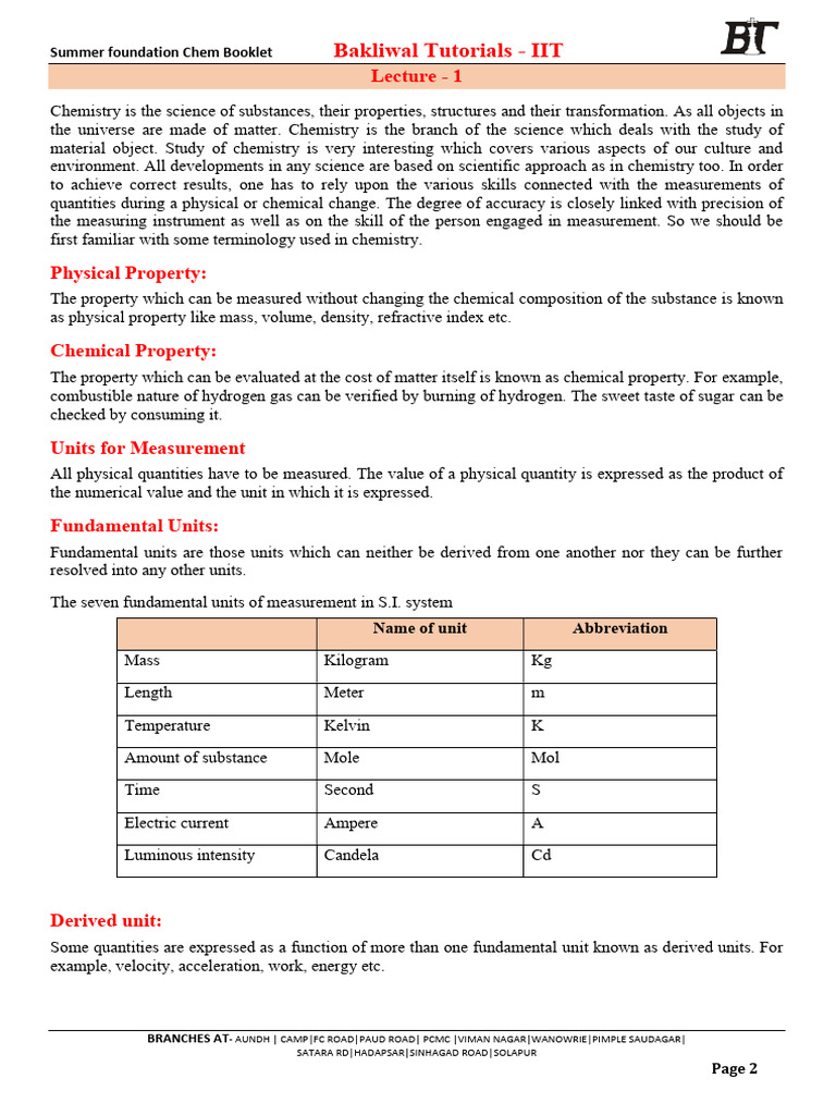 Chemistry - Lecture 1 & 5 | PDF | Isotope | Atomic Nucleus