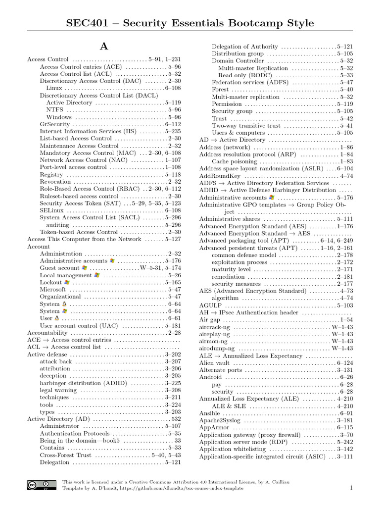 SEC401 Security Essentials Overview | PDF | Security Technology ...