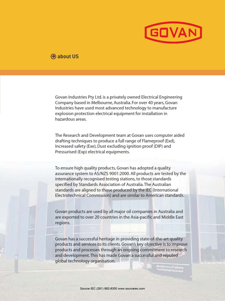 Govan Catalog 2009 | PDF