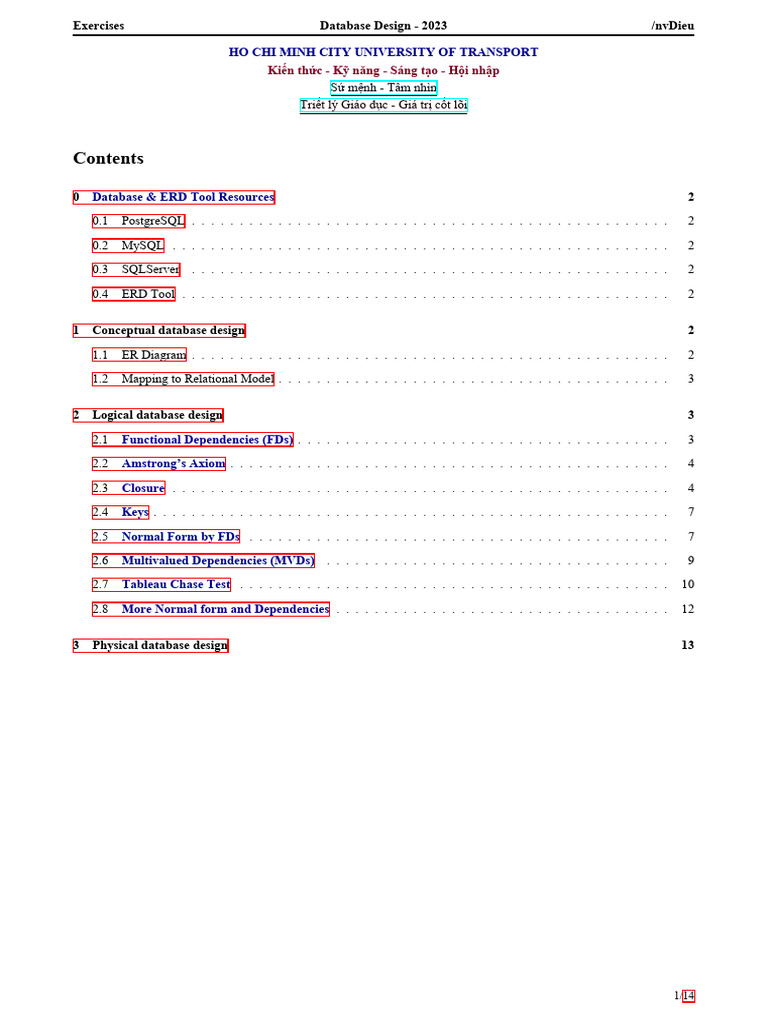 DB Design Exercises | Download Free PDF | Computing | Computer Data