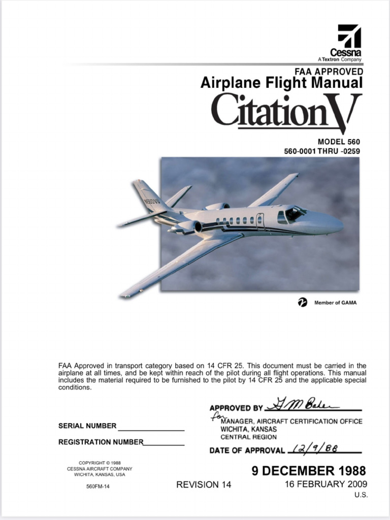 CV Flight Manual | PDF