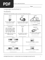 CAMBRIDGE PRIMARY SCIENCE 3 - Unit4 Staying Alive - 4.1 Human Body ...