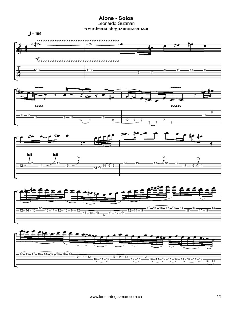 Alone - Solos | PDF