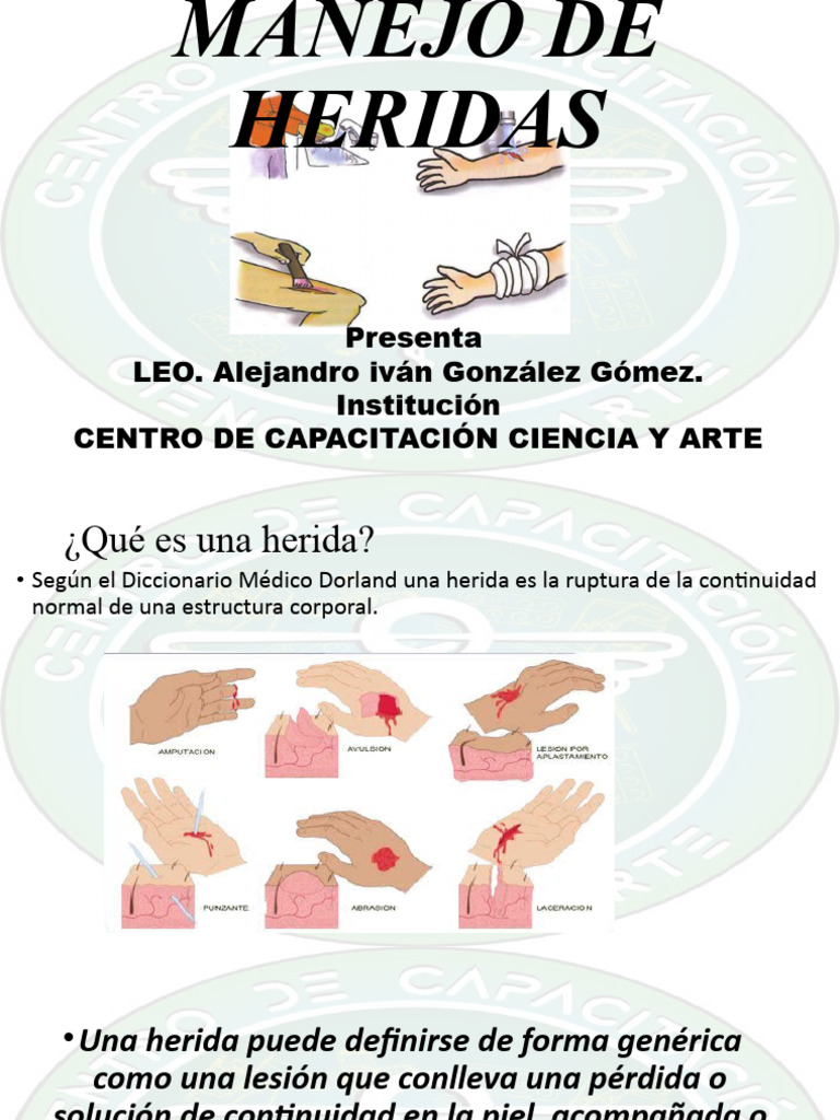 Manejo de Heridas | PDF | Piel | Herida