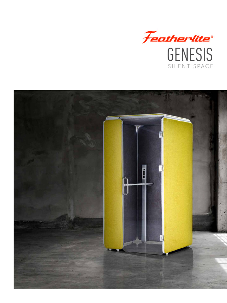 Featherlite Genesis Panel System | PDF | Acoustics | Laptop