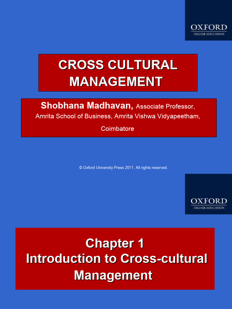 Introduction to Cross-Cultural Management | PDF | Social Psychology