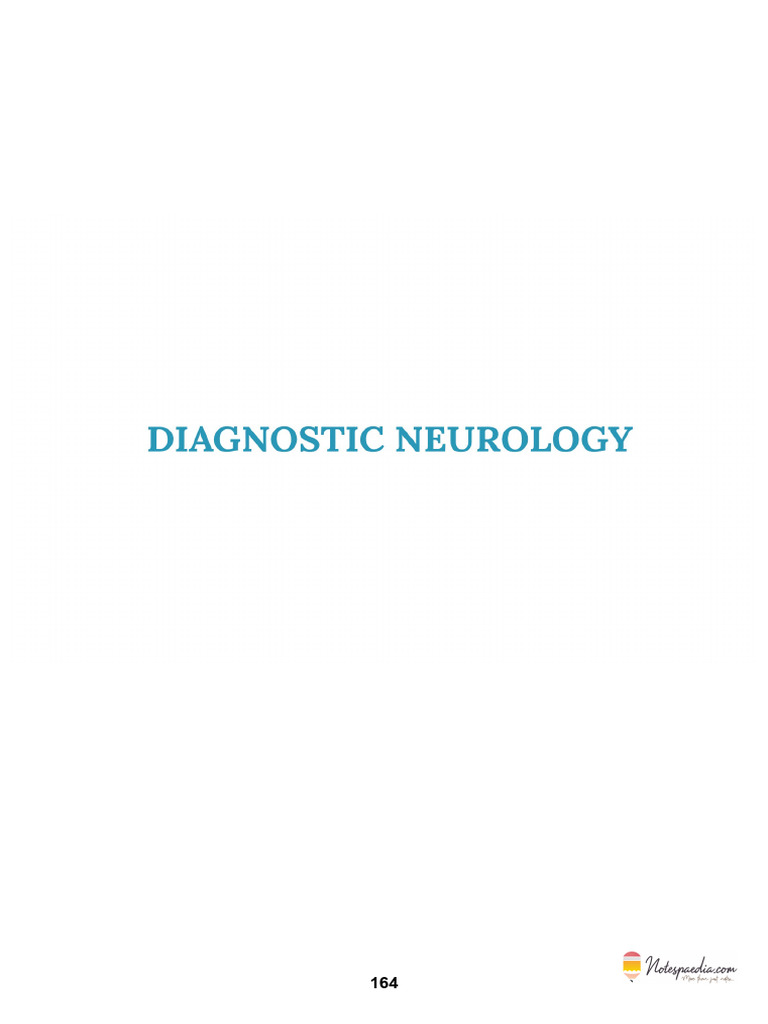 Diagnostic Neurology | PDF | Electroencephalography | Nervous System