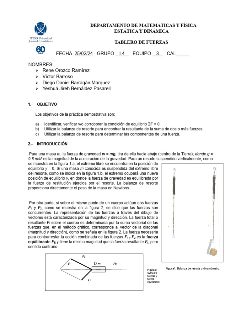Practica Tabla de Fuerzas_240207_225032 | PDF | Fuerza | Vector Euclidiano