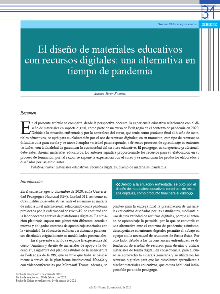 Revista+Docere 26a Edicion-31-35 | PDF | Enseñando | Aprendizaje