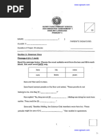 Sample Test Papers JST HST PST | PDF | Mass | Force