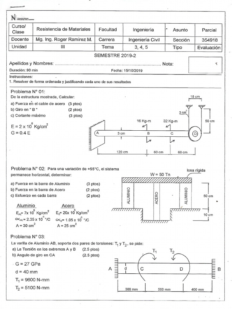 03 Prob Resuelto 02 Ang Torsión | PDF