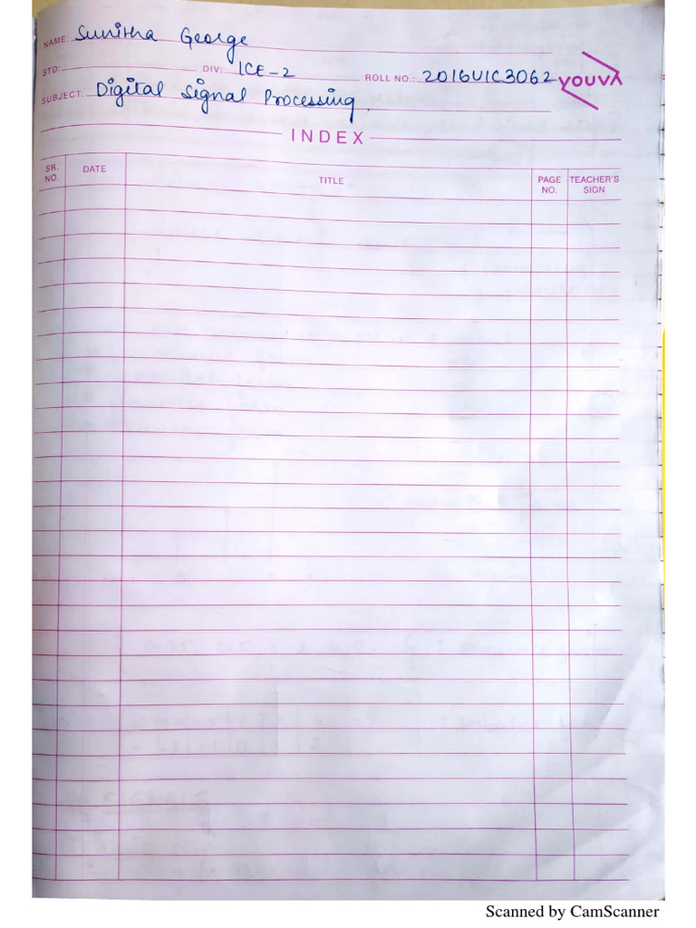 DSP Before Mid Sem | PDF