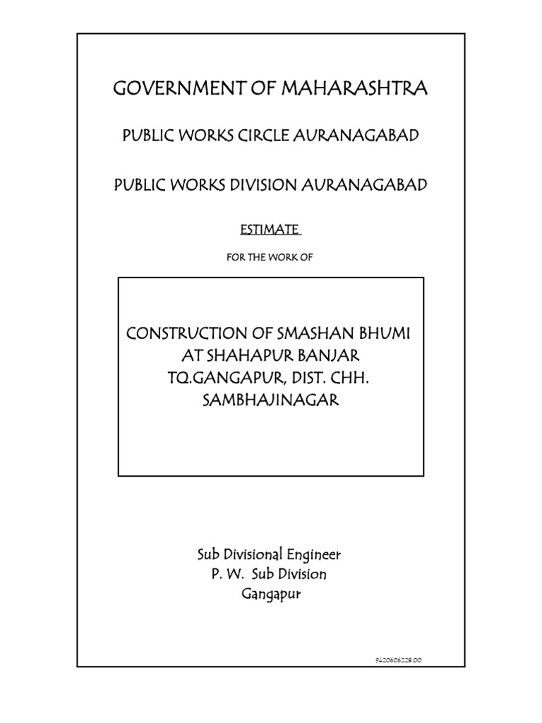 10.00 Lakh SMASHAN BHUMI AT SHAHAPUR BANJAR AT GANGAPUR 09-12-2023 ...