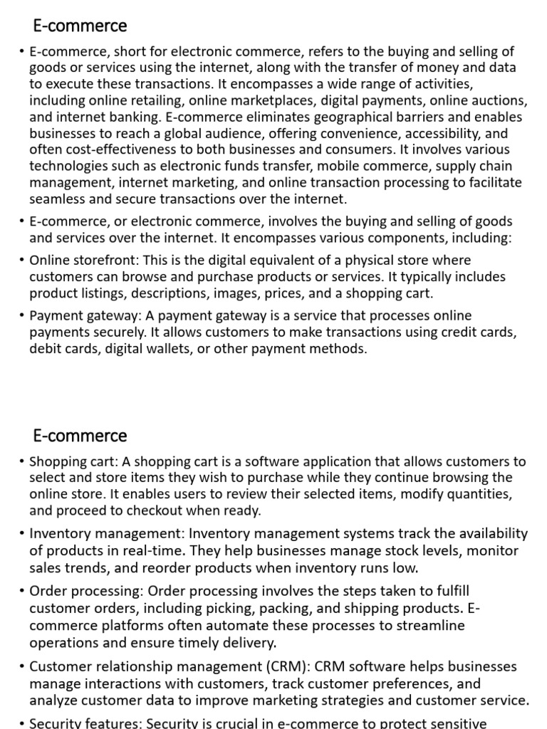 Unit-8-E-Commerce | PDF | E Commerce | Online Shopping