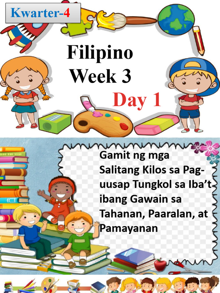 q4 Filipino Week 3 | PDF
