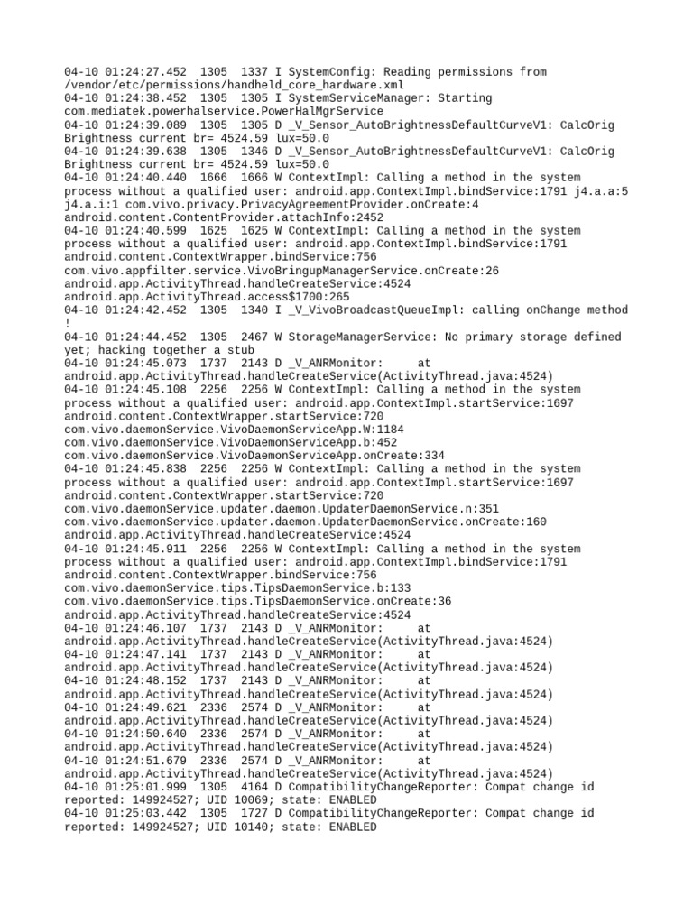 Log | PDF | Operating System Technology | Computer Science