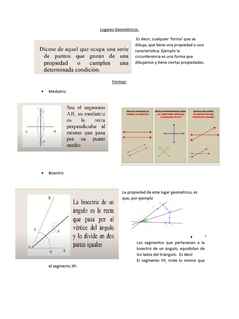 Lugares Geometricos | PDF