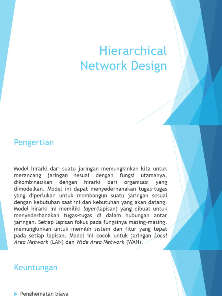 Hierarchical Network | PDF