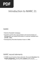 MARC Cataloging Cheat Sheet | PDF | Cataloging | Language Mechanics
