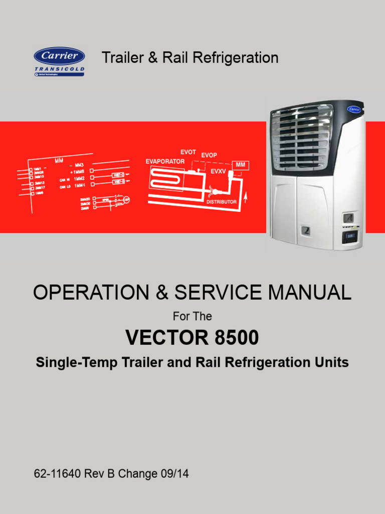 Vector 8500 Single Temp Trailer and Rail Refrigeration Units | PDF ...