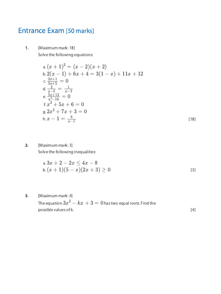 Entrance Exam DP1 | PDF | Combinatorics | Theoretical Computer Science