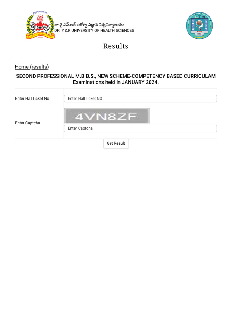 Dr. NTRUHS Results | PDF | Health Care | Clinical Medicine