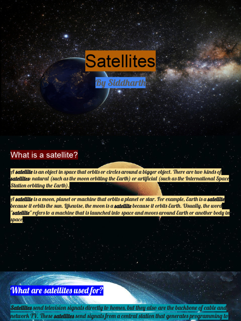 Satellites | PDF