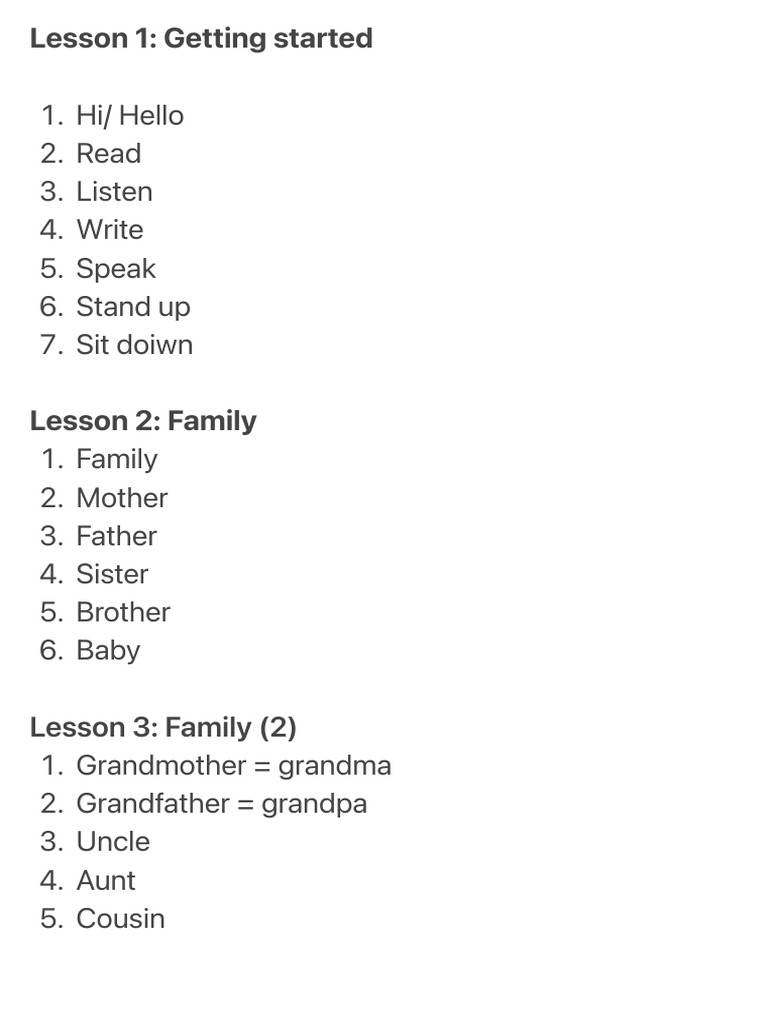 Lesson 1 Getting Started 5 | PDF Lesson 1 Getting Started 5 | PDF