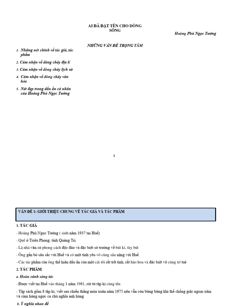 Ai Da Dat Ten Cho Dong Song c6f87 | PDF