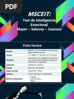Ficha Técnica MSCEIT Test de Inteligencia Emocional Mayer - Salovey ...