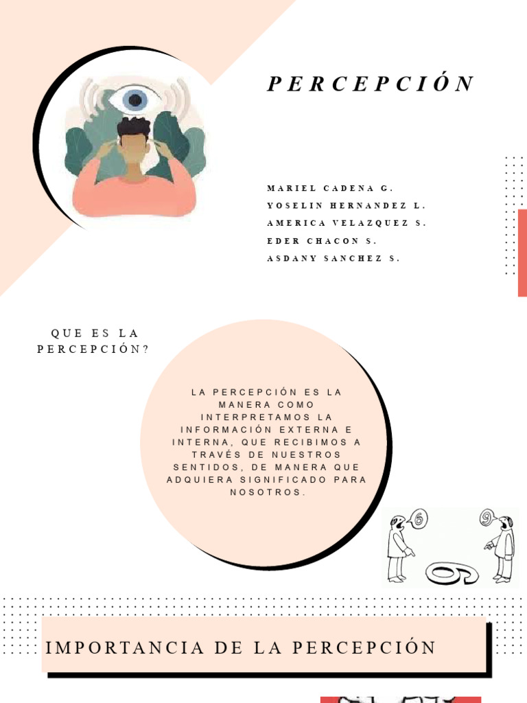 Fundamentos de la Percepción | PDF | Percepción | Sentidos