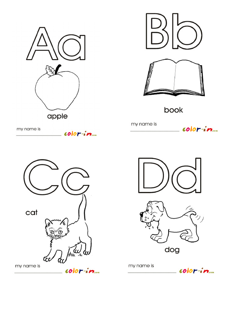 Coloring The Alphabet | PDF