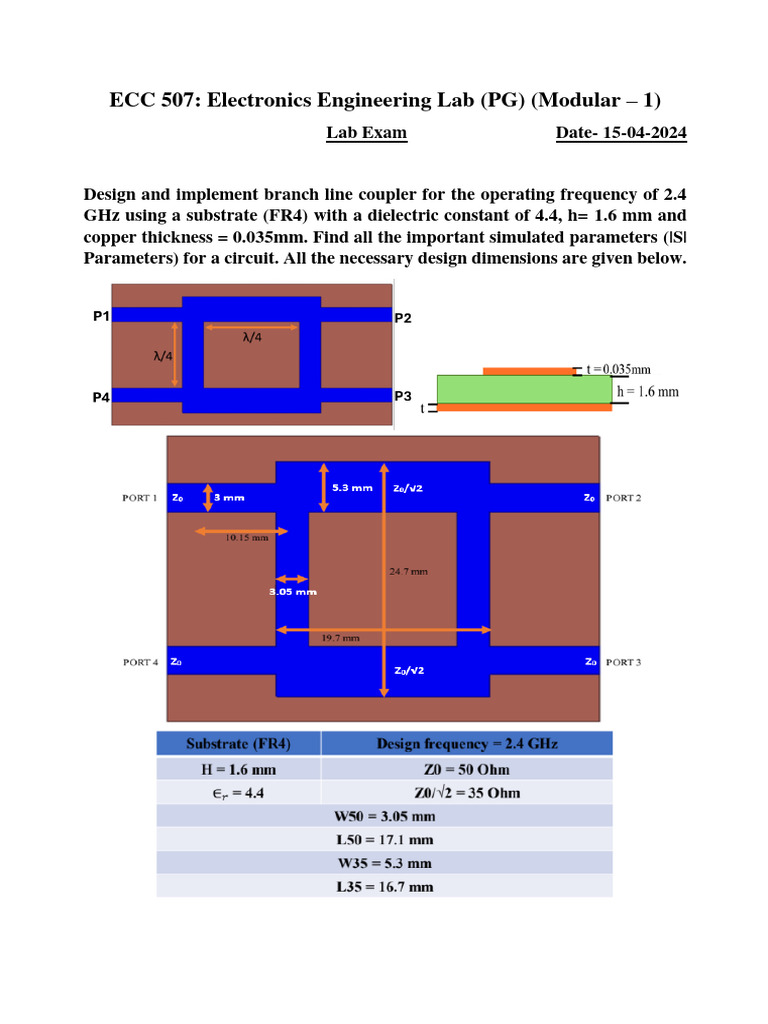 ECC 507: Electronics Engineering Lab (PG) (Modular - 1) | PDF | Science ...
