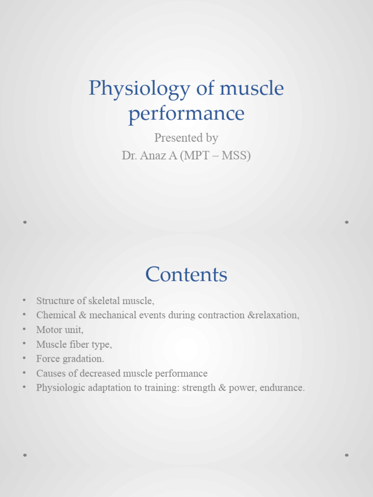 Muscle Fiber Types and Functions | PDF | Muscle Contraction | Actin